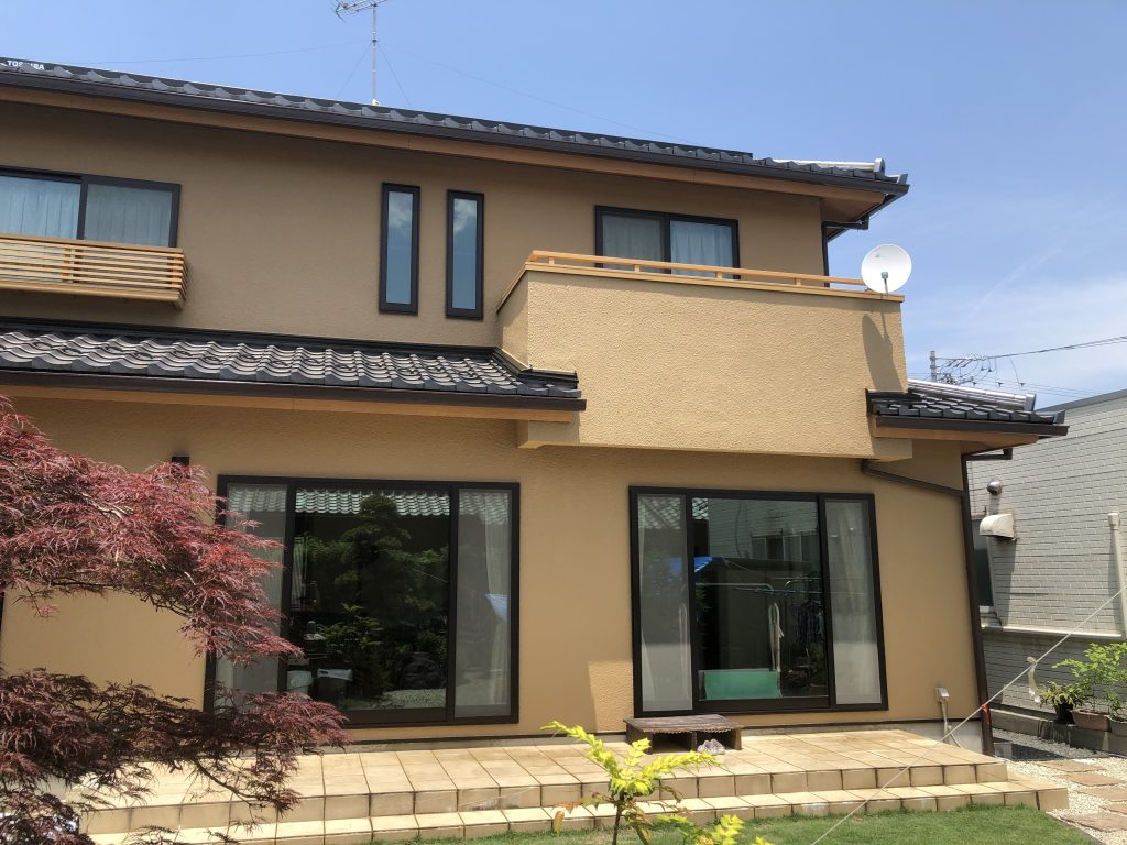 岐阜市 外壁塗装【外壁色：19-60H】N様：施工事例｜岐阜市の外壁塗装・屋根塗装専門店｜プロタイムズ岐阜南店（南部建装）