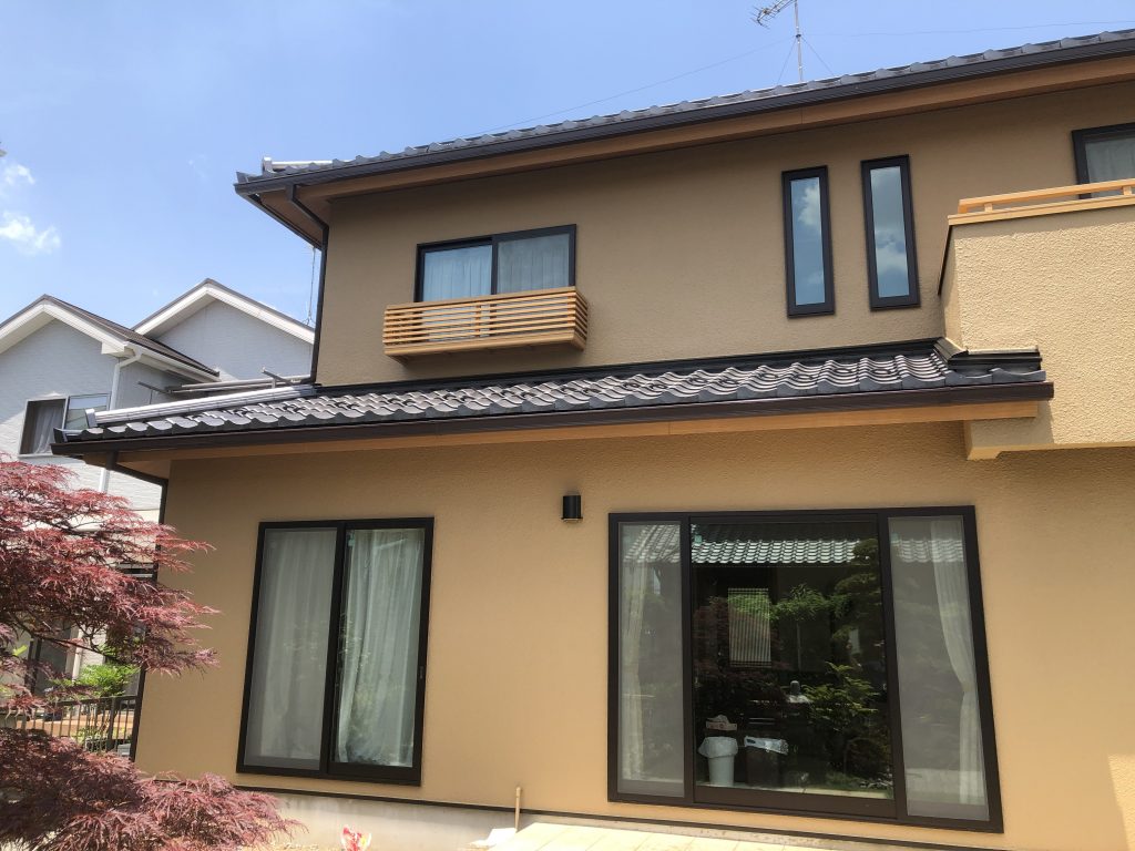 岐阜市 外壁塗装【外壁色：19-60H】N様：施工事例｜【地元密着33年】岐阜市・笠松町・岐南町の外壁塗装・屋根塗装専門店｜南部建装